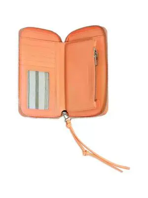 Bimba Y Lola Palms Zip Leather Wallet
