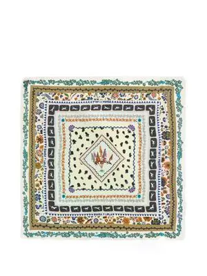 Bimba Y Lola Floral Print Scarf - Neutrals