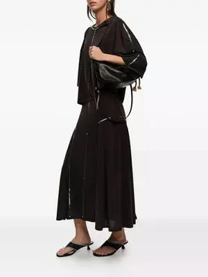 Bimba Y Lola Sequin Embellished Midi Skirt