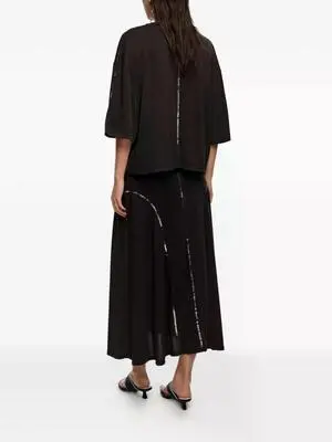 Bimba Y Lola Sequin Embellished Midi Skirt