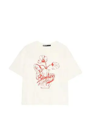 Bimba Y Lola Floral-print T-shirt - White