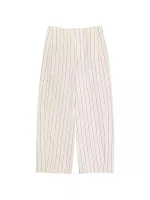 Bimba Y Lola Wide-leg Striped Trousers