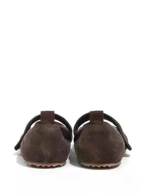 Bimba Y Lola Strap-detail Ballet Flats - Brown