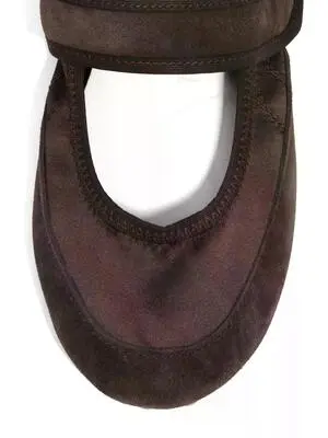 Bimba Y Lola Strap-detail Ballet Flats - Brown
