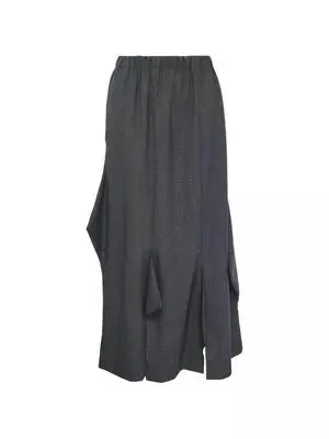 ENFOLD Elasticated Waistband Midi Skirt
