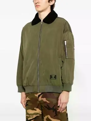 PEACE AND AFTER Zip-up Embroidered Jacket