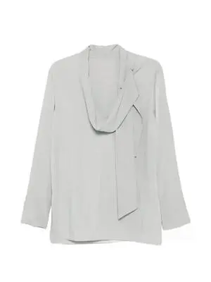 SYSTEM Tie-neck Relaxed Fit Blouse