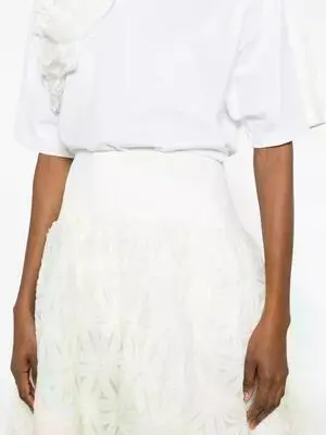 Simkhai Floral Print A-line Midi Skirt