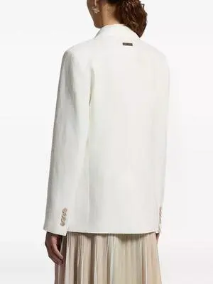 Peserico Single-breasted Blazer - Neutrals