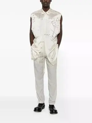 Rick Owens Drawstring Trousers - Grey