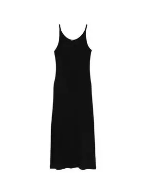 TOTEME Fluid Slip Midi Dress - Black
