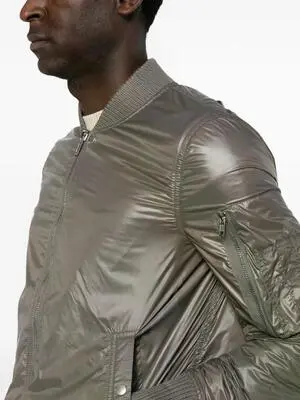 Rick Owens Zip-up Jacket With Pockets - Grey