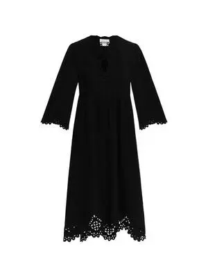 MARANT ETOILE Tianny Cut-out Dress - Black