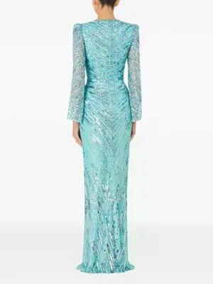 Jenny Packham Darcy Sequin-embellished Maxi Dress