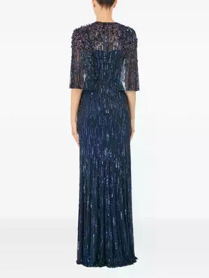 Jenny Packham Sequin-embellished Maxi Dress