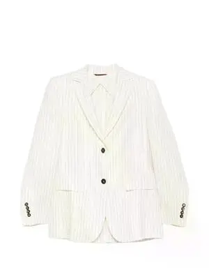 Max Mara Striped Button Jacket