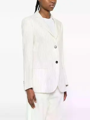 Max Mara Striped Button Jacket