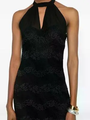 TWINSET Halterneck Lace Dress