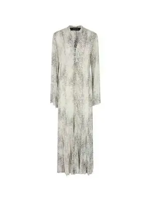 Federica Tosi Snakeskin-pattern Dress
