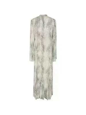 Federica Tosi Snakeskin-pattern Dress