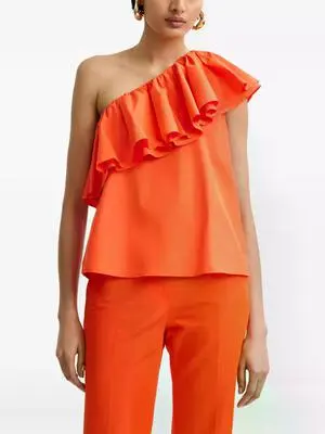 Essentiel Antwerp Ruffled Asymmetric Blouse