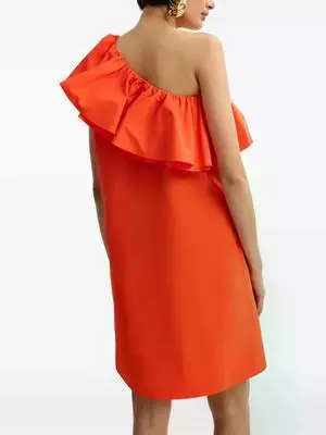 Essentiel Antwerp One-shoulder Mini Dress - Orange