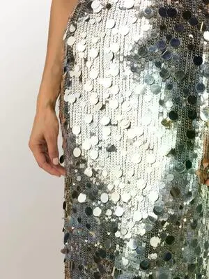 P.a.r.o.s.h Paillette-embellished High-waisted Skirt