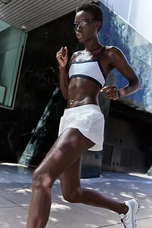Free People On The Go Run Shorts - White