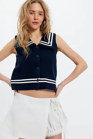 THE TINY BIG SISTER Sailor Vest