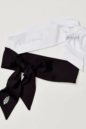 Free People Tie Game Soft Headband - Optic White