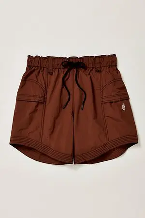 Free People In The Wild Long Hike Shorts - Argan Oil