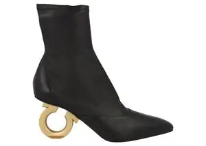 FERRAGAMO Elina Ankle Boots - Black