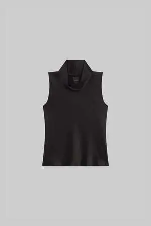 LESET Barb Sleeveless Cowl Neck