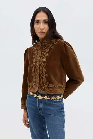 Rixo Denver Soutache Embroidered Jacket