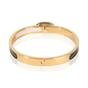 Hermès Gold-plated Mini Clic Chaine D'ancre Bracelet