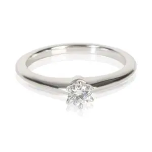 Tiffany & Co. 0.21 Ct Round Brilliant Diamond Engagement Ring - Platinum
