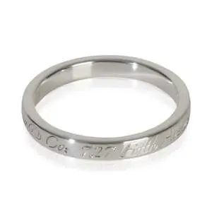 Tiffany & Co. Sterling Silver Notes Ring