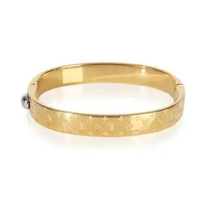 LOUIS VUITTON Gold-plated Nanogram Bracelet - Gold_plated