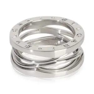 BVLGARI 18k White Gold B.zero1 Legend Ring - White_gold
