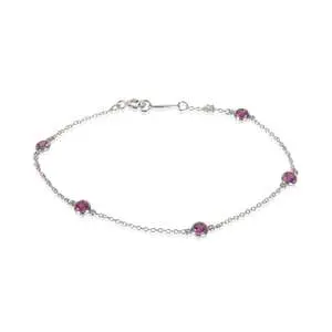 Tiffany & Co. Elsa Peretti Color The Yard Sapphire Bracelet - Platinum