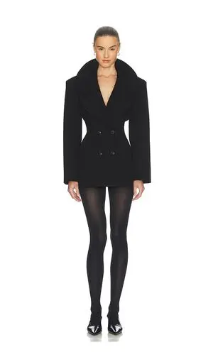 HELSA The Rampling Blazer In Thick Crepe