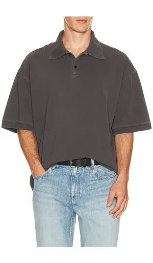 AGOLDE Curren Polo In . Also - Grey