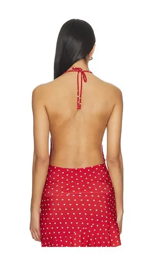 BELLA VENICE X Revolve Elsa Top - Red