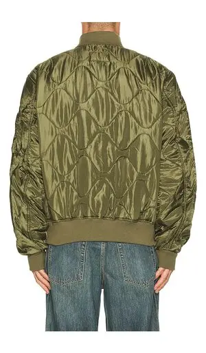 Alpha Industries L-2b Relaxed Quilted Bomber Jacket