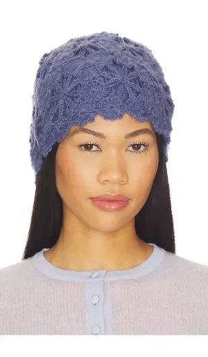 LOVERS AND FRIENDS Juliet Crochet Hat - Blue