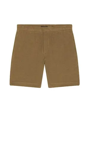 Vince Boucle Elastic Waist Short - Green