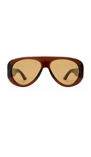 Le Specs Dream Boat Sunglasses - Brown