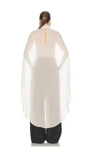 HELSA Georgette Cape Top