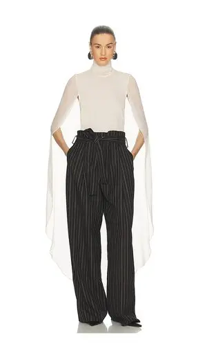 HELSA Georgette Cape Top