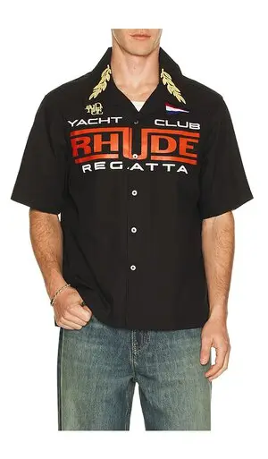 Rhude Logo Shirts For Men